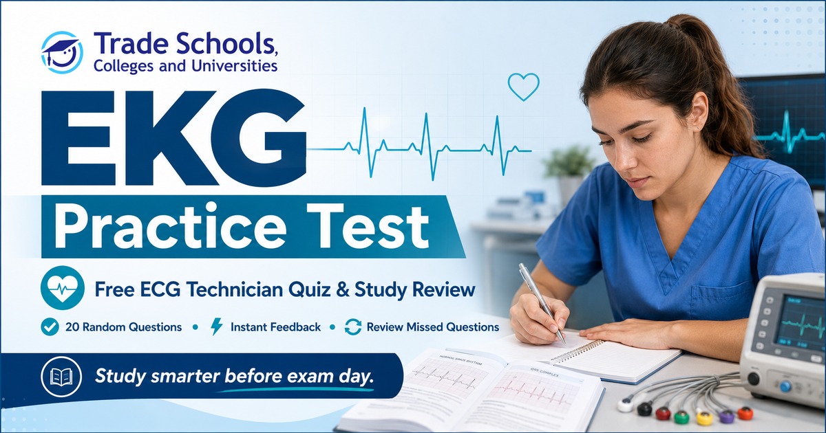 EKG Practice Test: ECG Technician Quiz & Study Review